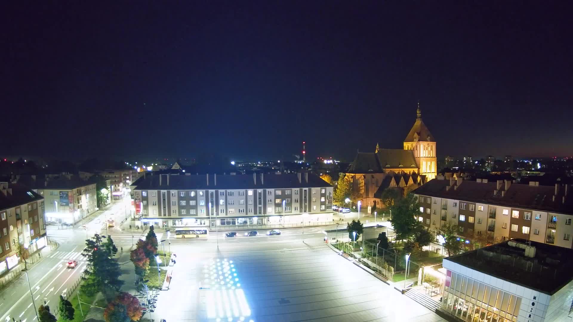 Koszalin NOWOŚĆ - widok na rynek i Katedrę