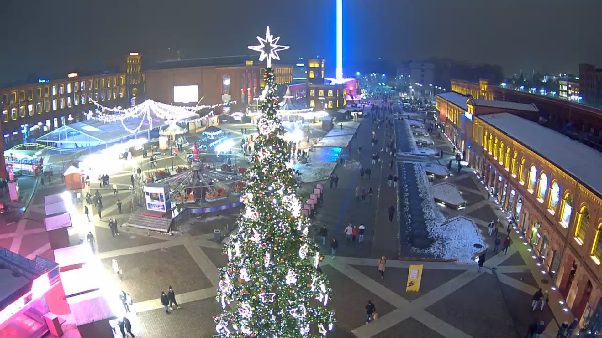 Kamera Łódź - Manufaktura. Łódzka Manufaktura live – sprawdź, co się dzieje