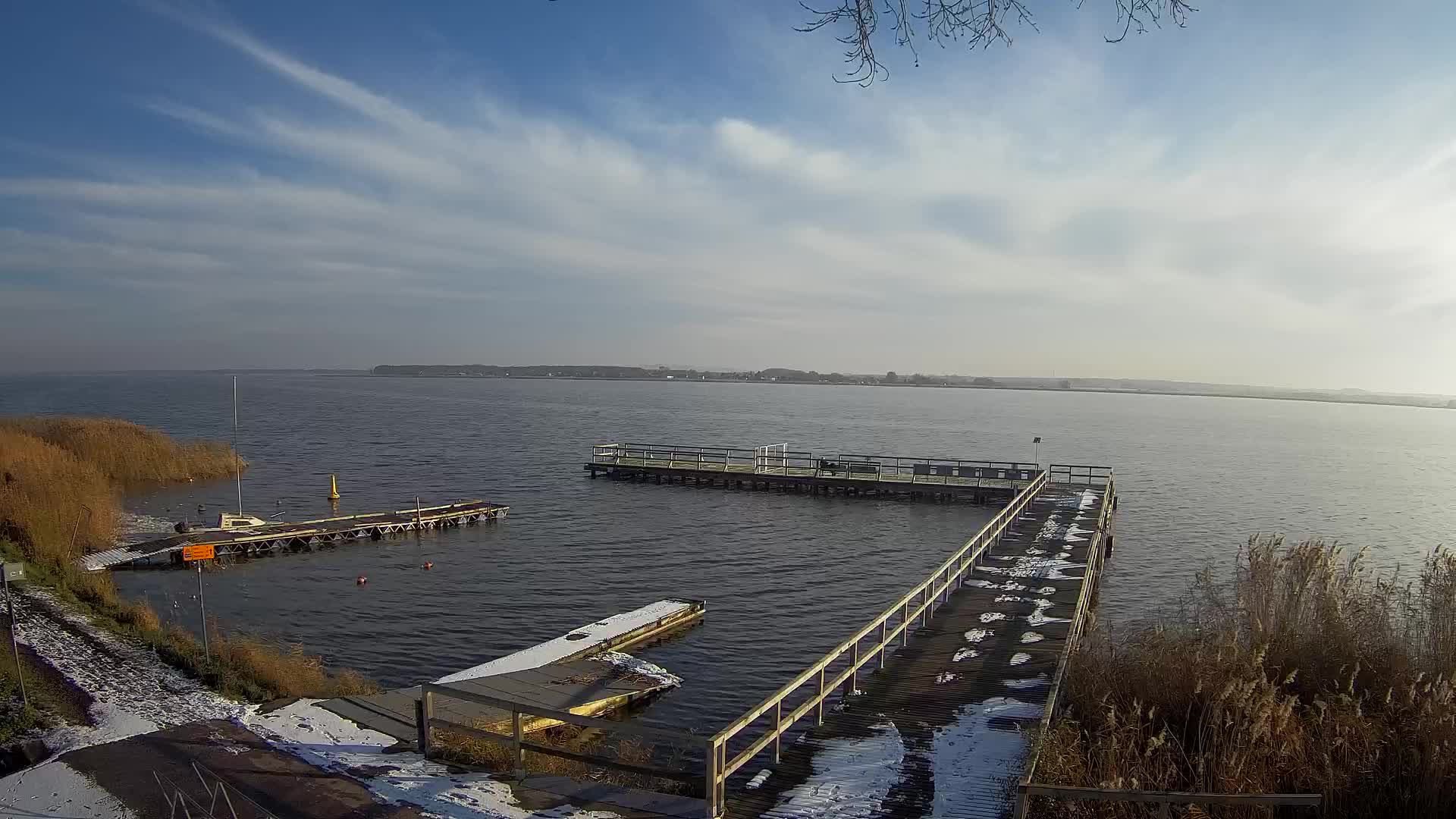 Mielno Jezior Jamno - nowy widok z kamery