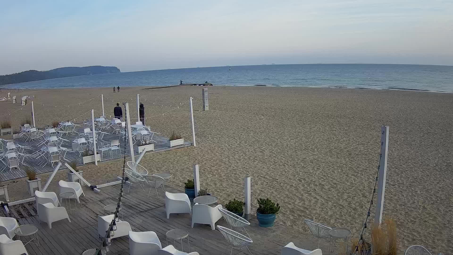 Sopot plaża Kamery nad morzem na żywo. Zerknij teraz do Sopotu