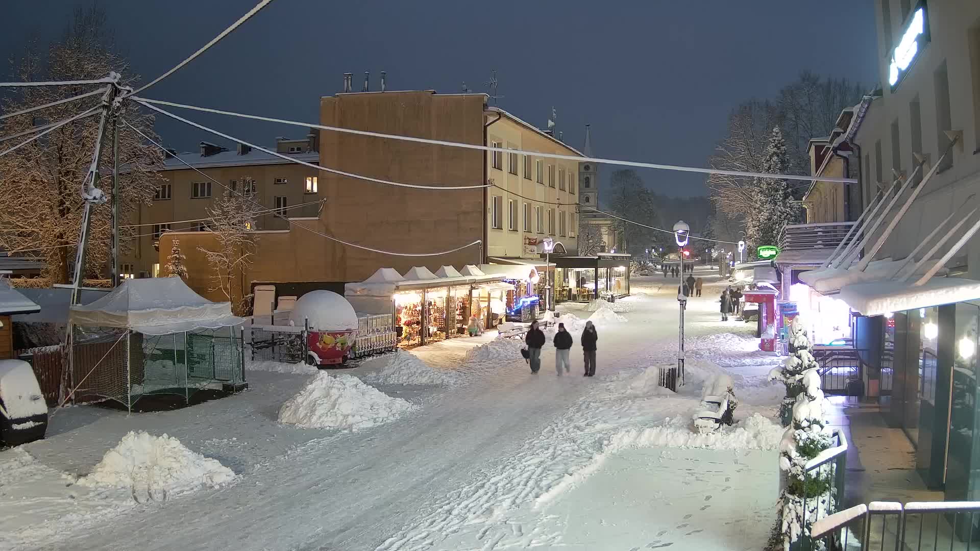 WISŁA CENTRUM DEPTAK - kamera Live oglądaj teraz - timelapse z kamery